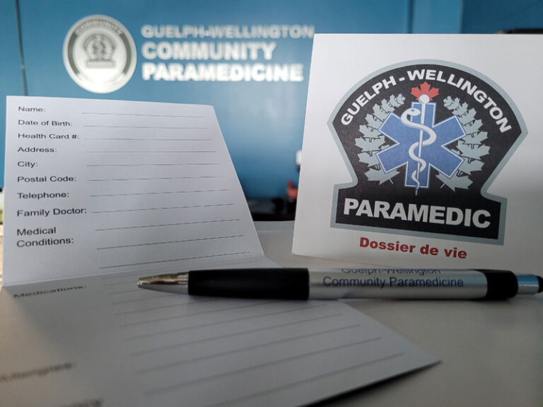 File of Life Fridge Magnet - City of Guelph