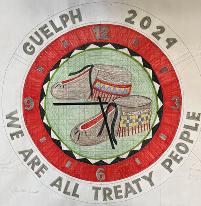 Riverside Park floral clock - City of Guelph